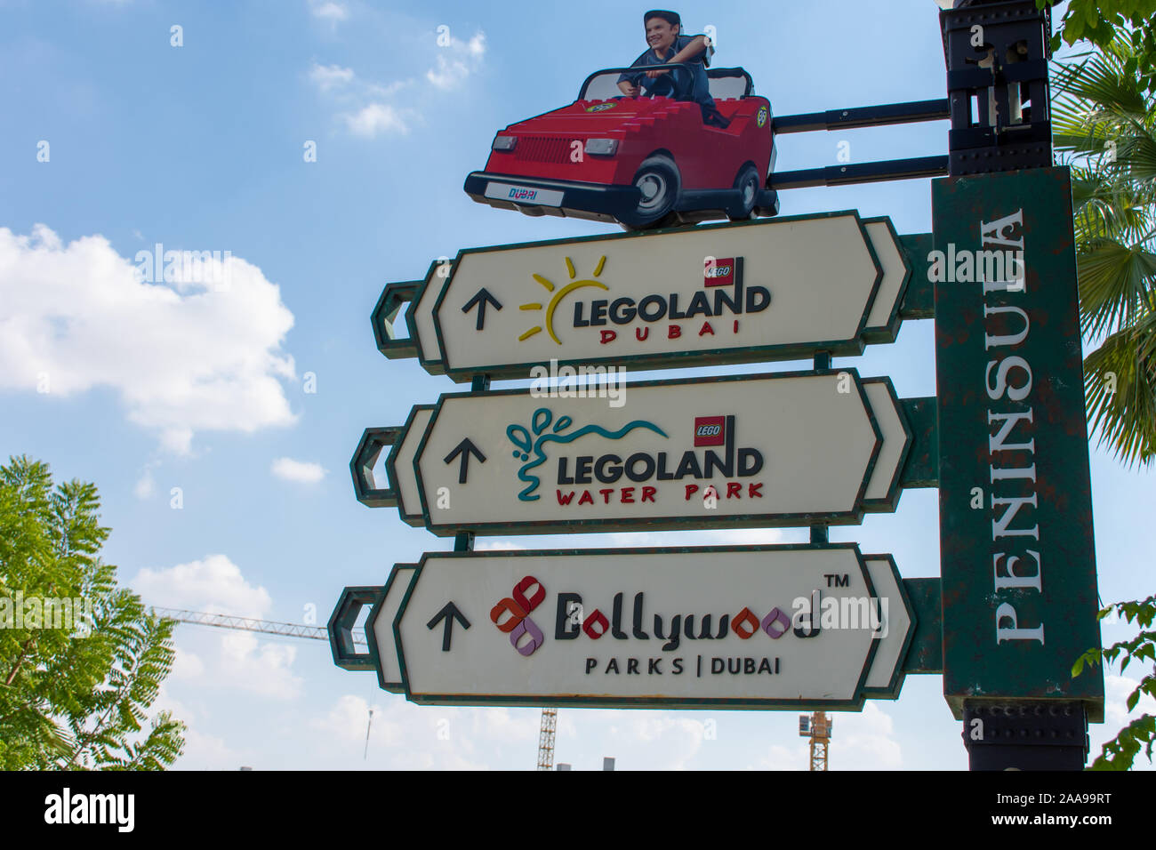 "Dubai, Dubai/United Arab Emirates - 11/16/2019: Legoland Dubai Water ...