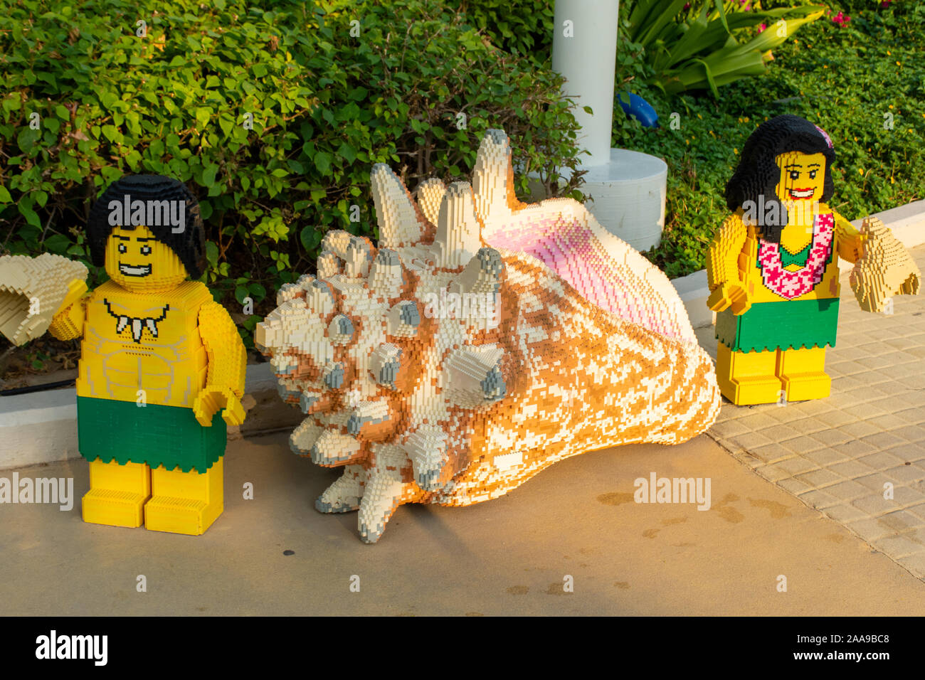 "Dubai, Dubai/United Arab Emirates - 11/16/2019: Legoland Dubai Theme ...