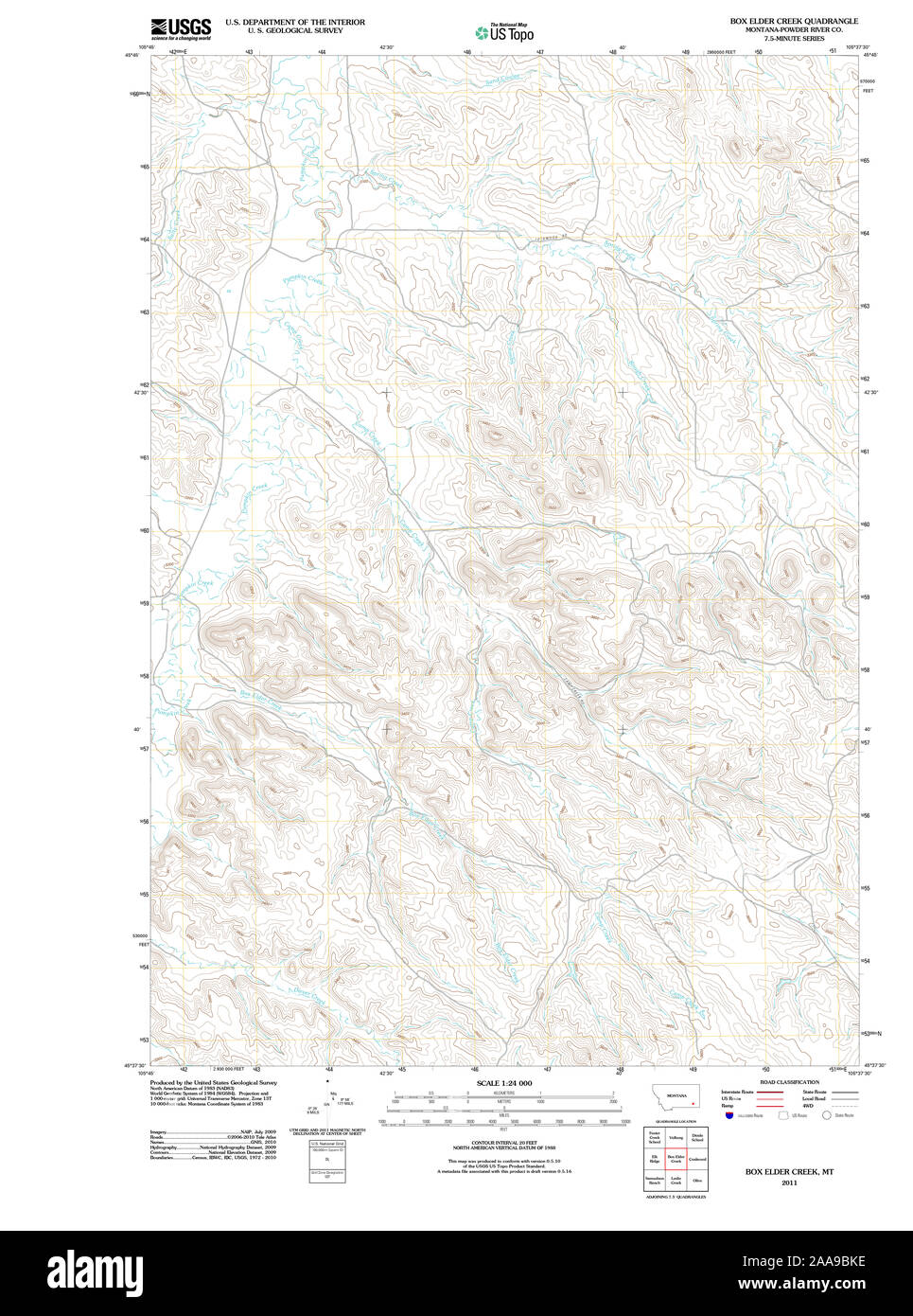 Box elder map hi-res stock photography and images - Alamy