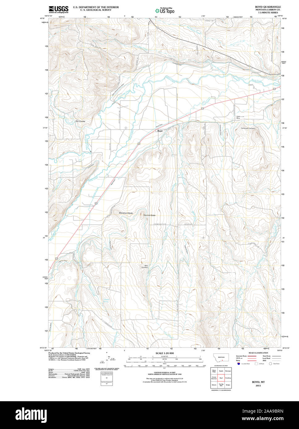 Map of boyd Cut Out Stock Images & Pictures - Alamy