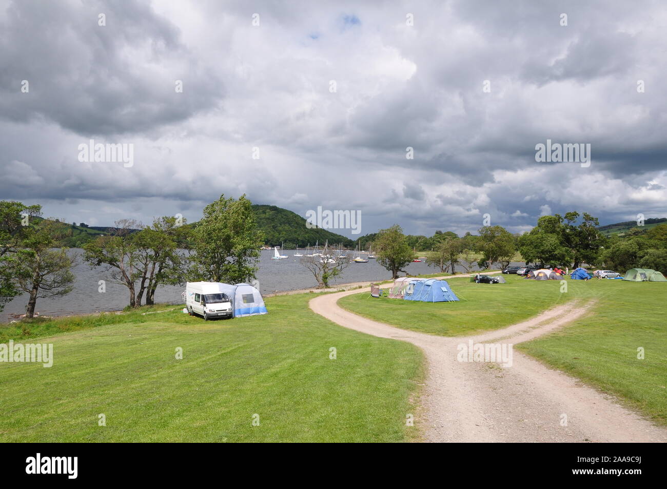 Ullswater camping hi-res stock photography and images - Alamy