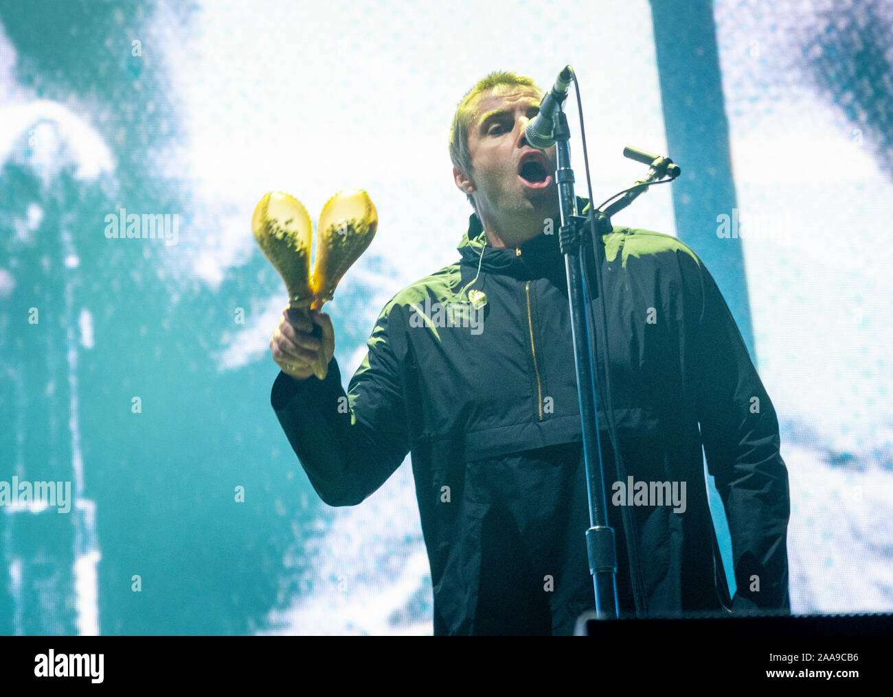 Liam Gallagher performs at the SSE Hydro Glasgow 15th November 2019 ...