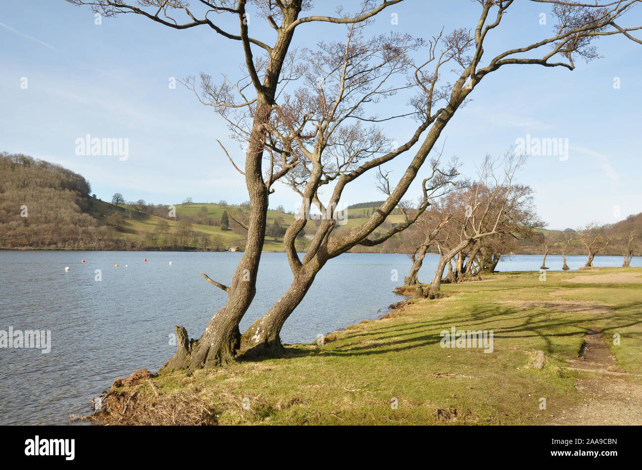Ullswater in Winter, Pooley Bridge, Cumbria Stock Photo - Alamy