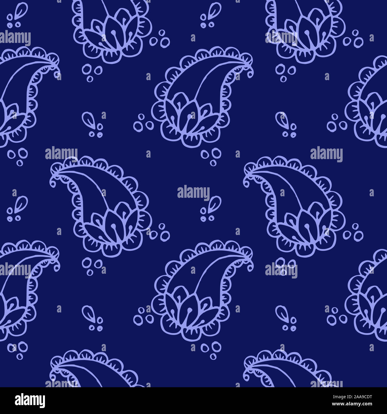 Ethnic mehendi mendi paisley seamless background pattern Stock Photo ...