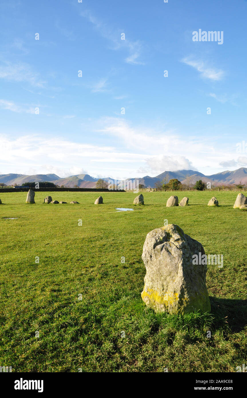 Castlerigg stone circle, Cumbria Stock Photo - Alamy