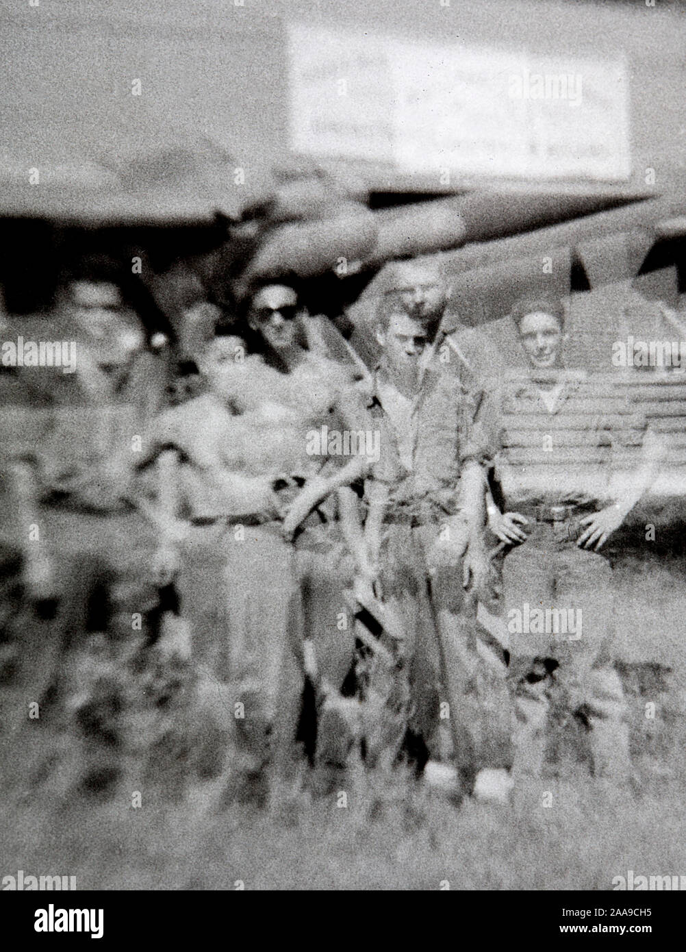 A US Navy unit is captured in a mistakenly made double exposure photo ...