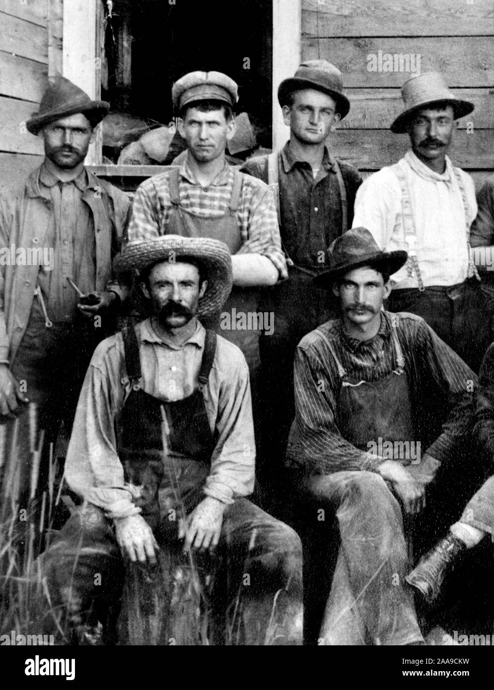 Farmhands Black and White Stock Photos & Images - Alamy