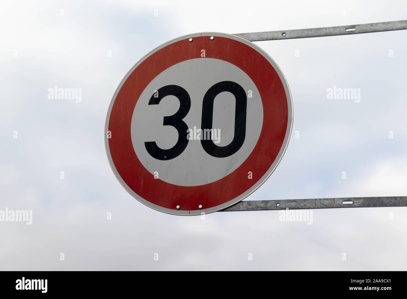 30 Km H Speed Limit Traffic Sign High Resolution Stock Photography and Images - Alamy