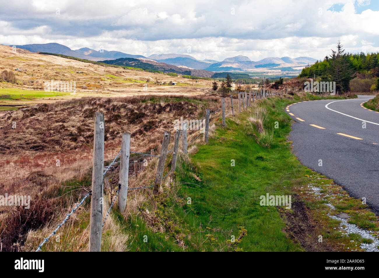 Landscape of Iveragh Peninsula, County Kerry, Ireland Stock Photo - Alamy