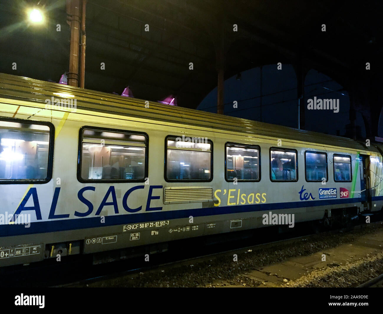 TER, Alsace regional train, Strasbourg, France Stock Photo - Alamy