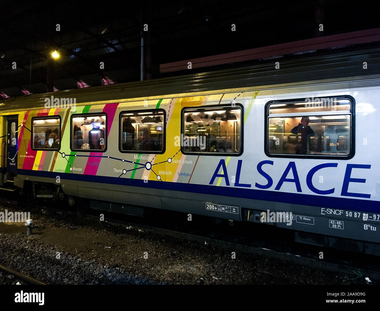 TER, Alsace regional train, Strasbourg, France Stock Photo - Alamy