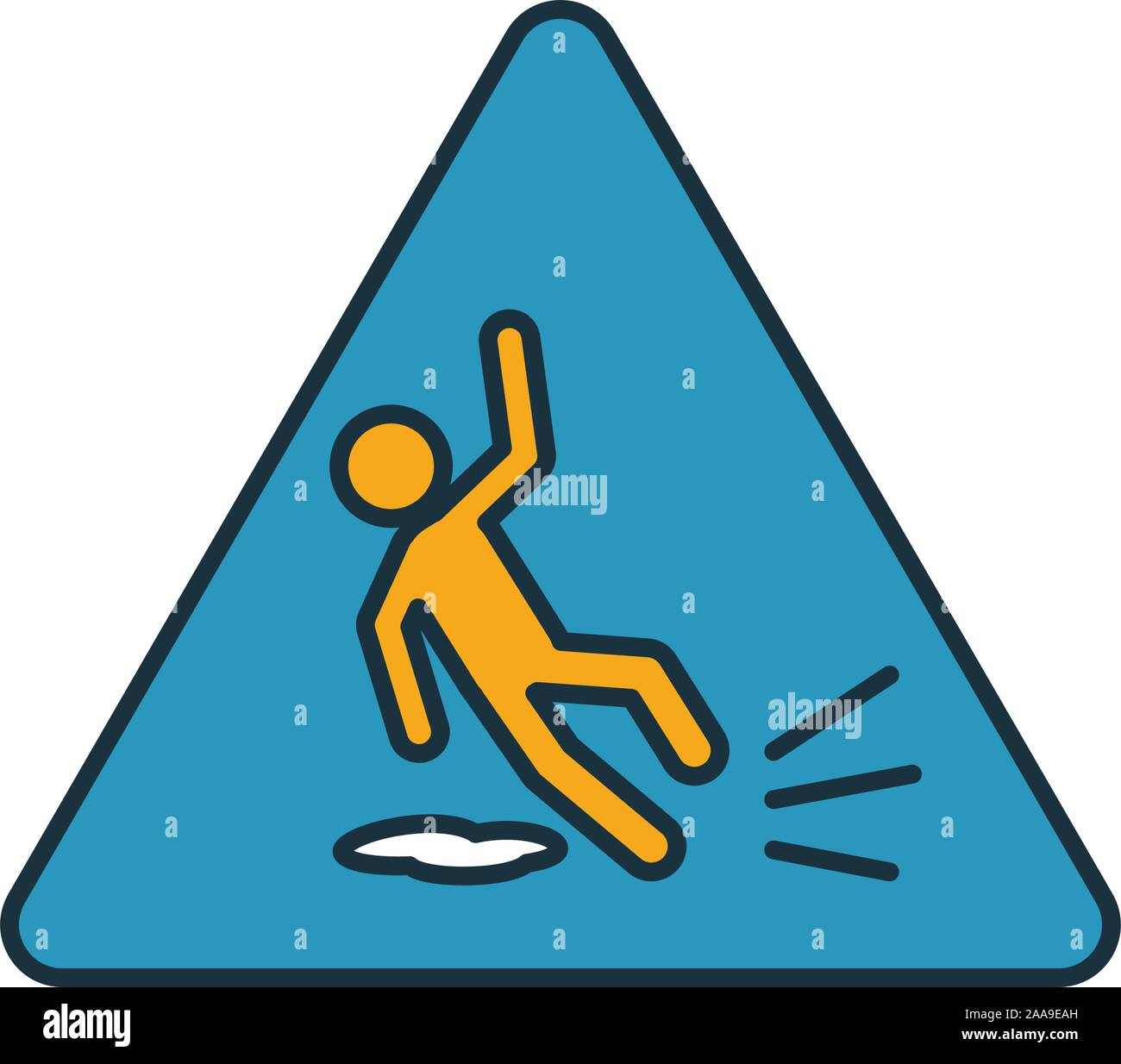 Wet Floor icon. Simple element from shopping center sign icons ...