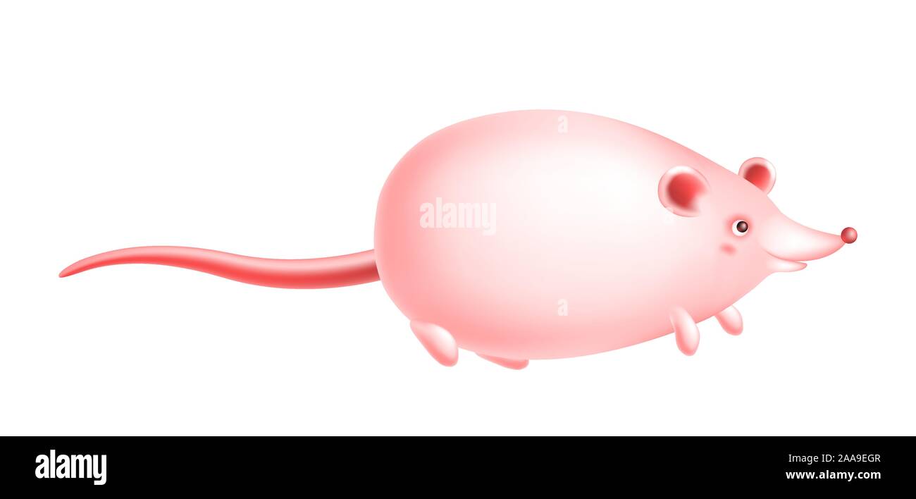 Cute happy cartoon rat character Stock Vector Image & Art - Alamy