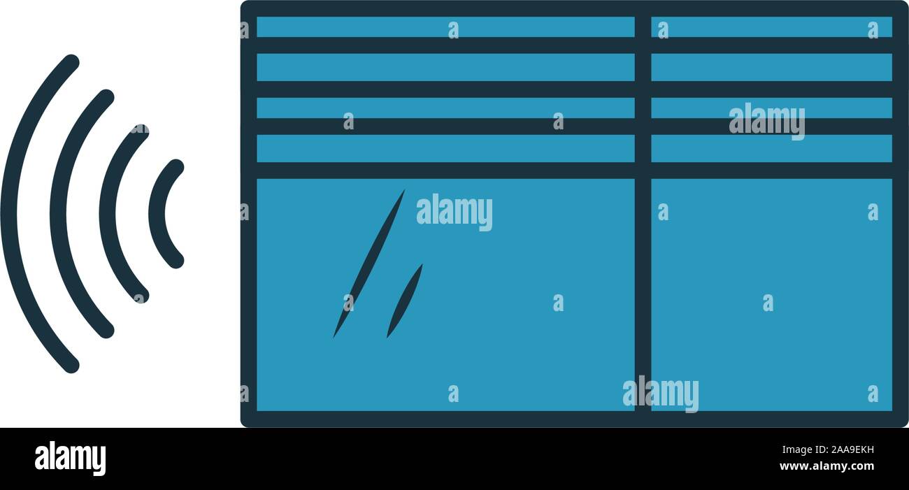 Smart Windows icon. Simple element from smart home icons collection ...