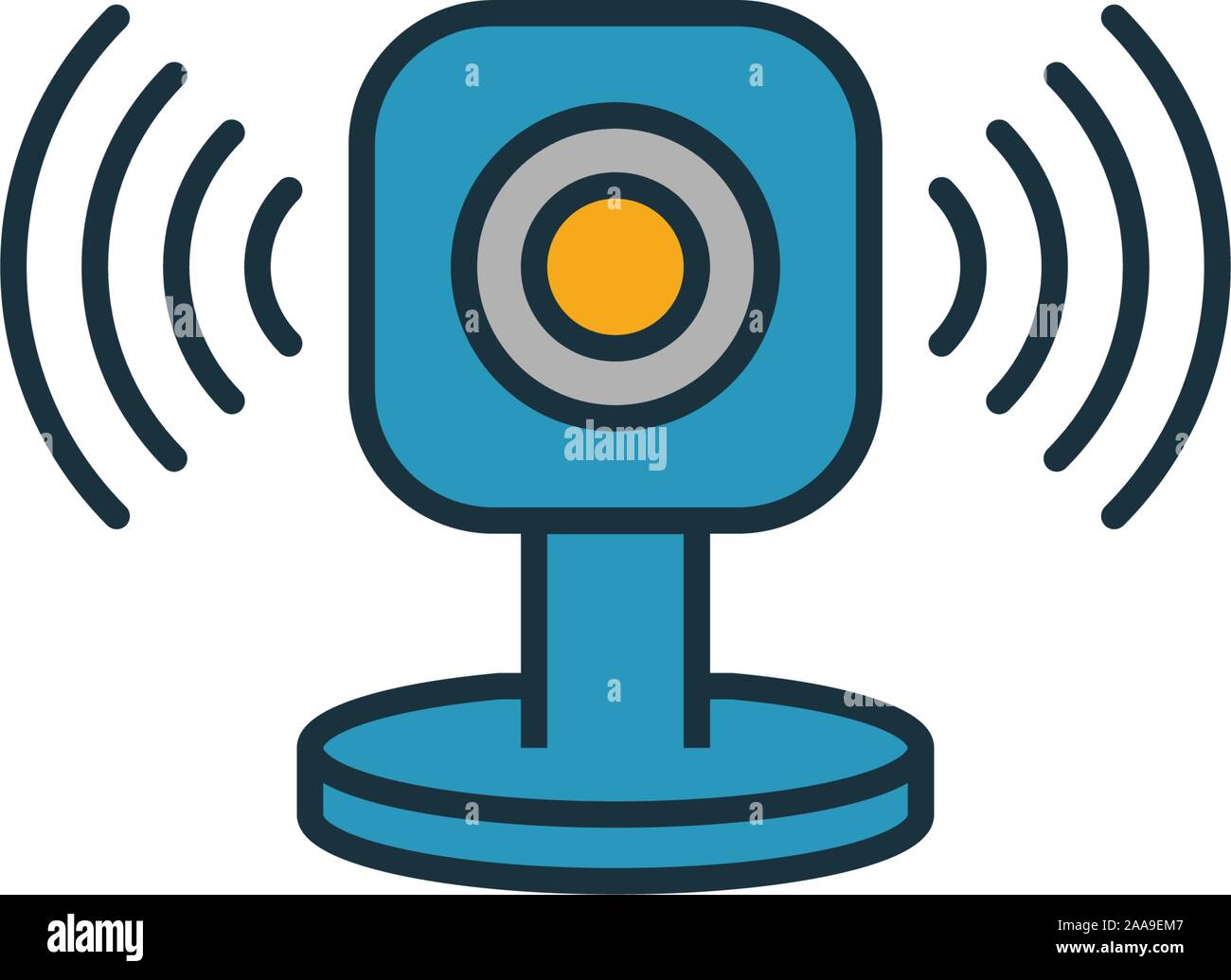 Smart Video Control icon. Simple element from smart home icons ...