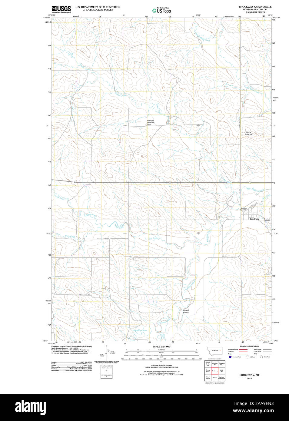 Map of brockway hi-res stock photography and images - Alamy
