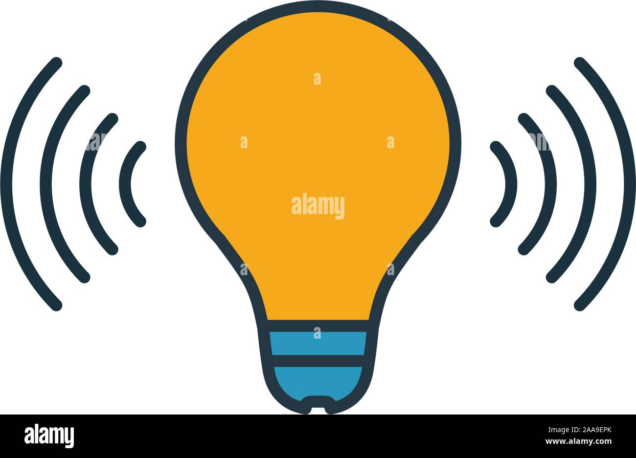 Smart Light icon. Simple element from smart home icons collection ...