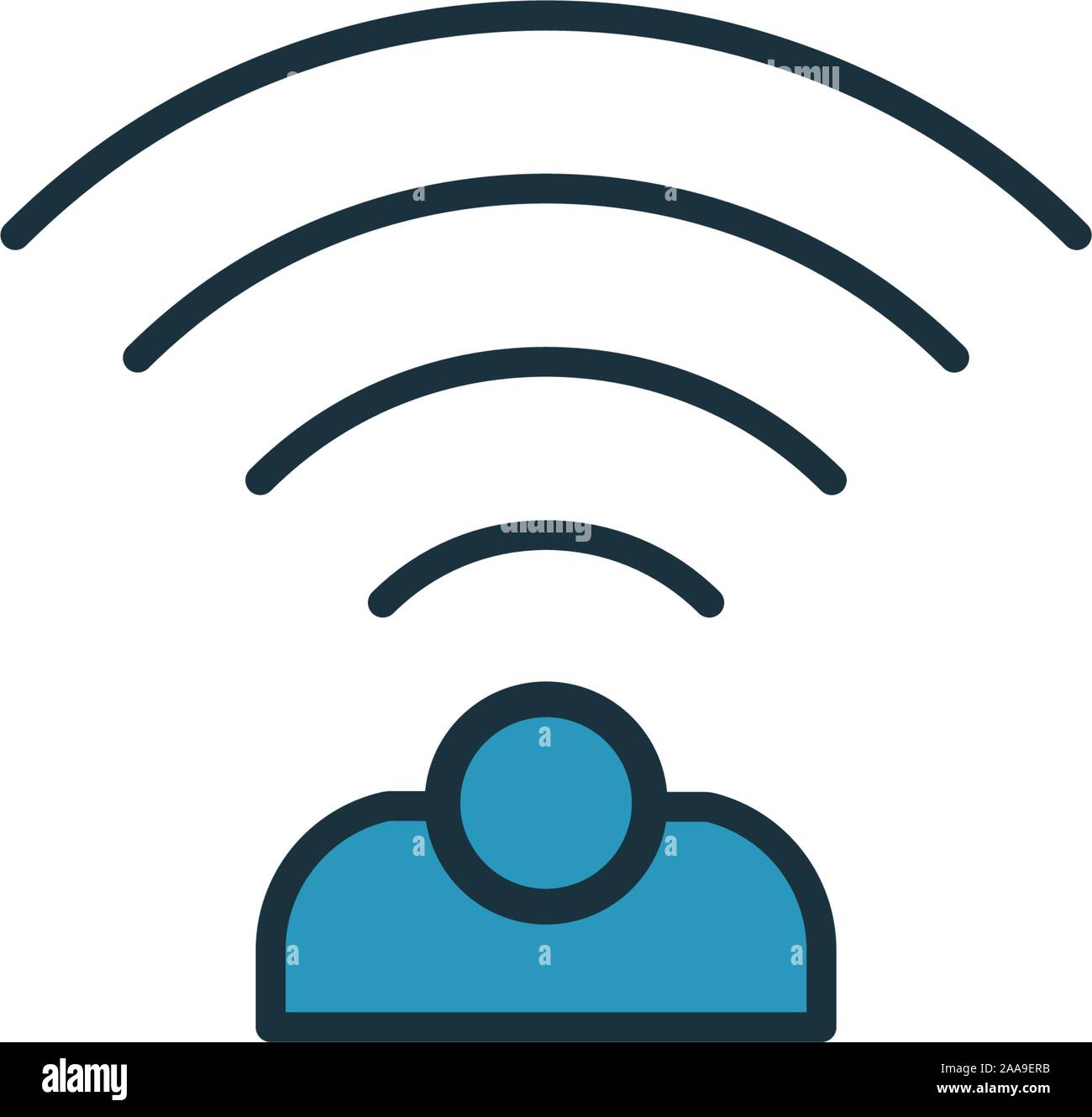 Wireless Sensor icon. Simple element from smart home icons collection ...