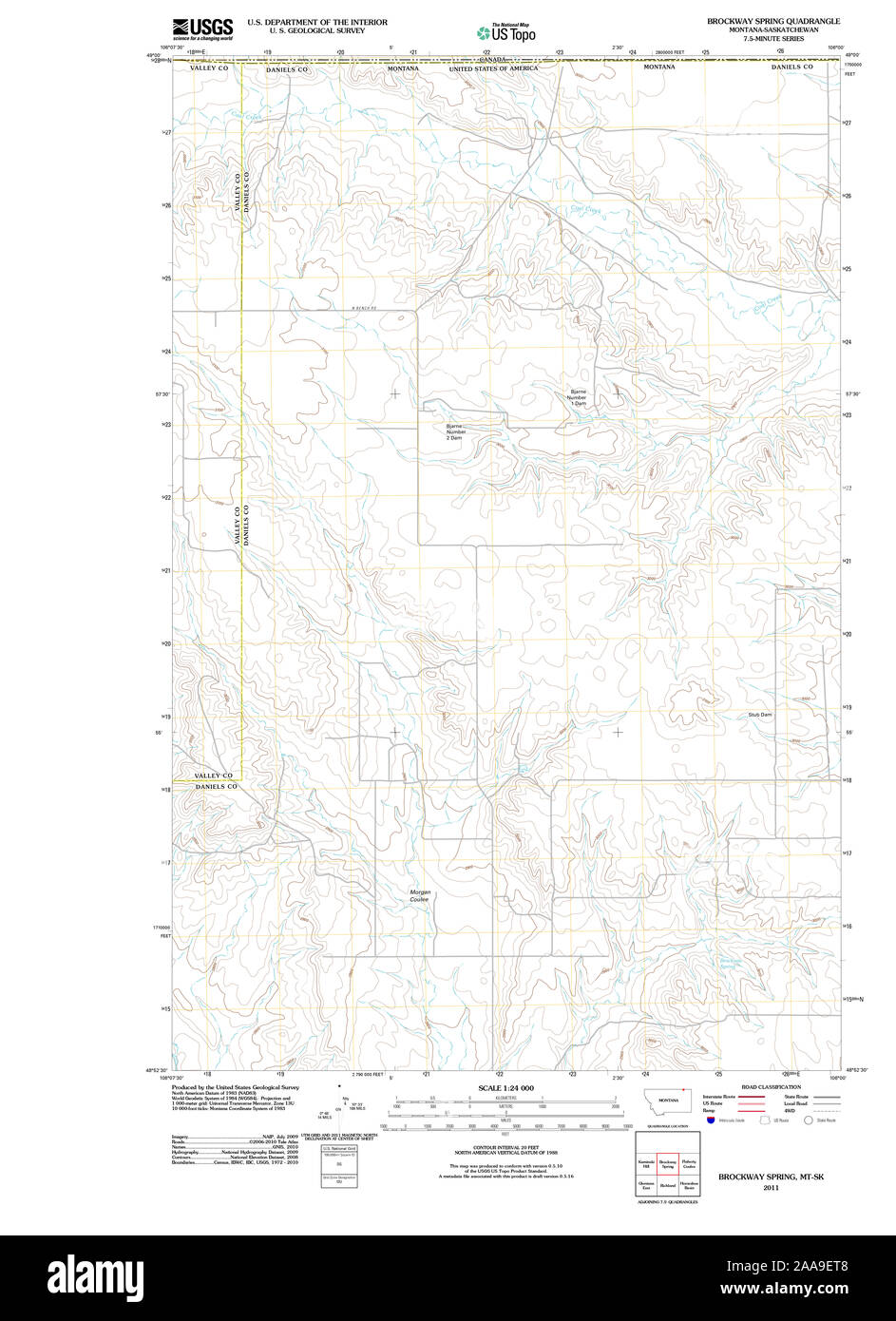 Map of brockway hi-res stock photography and images - Alamy