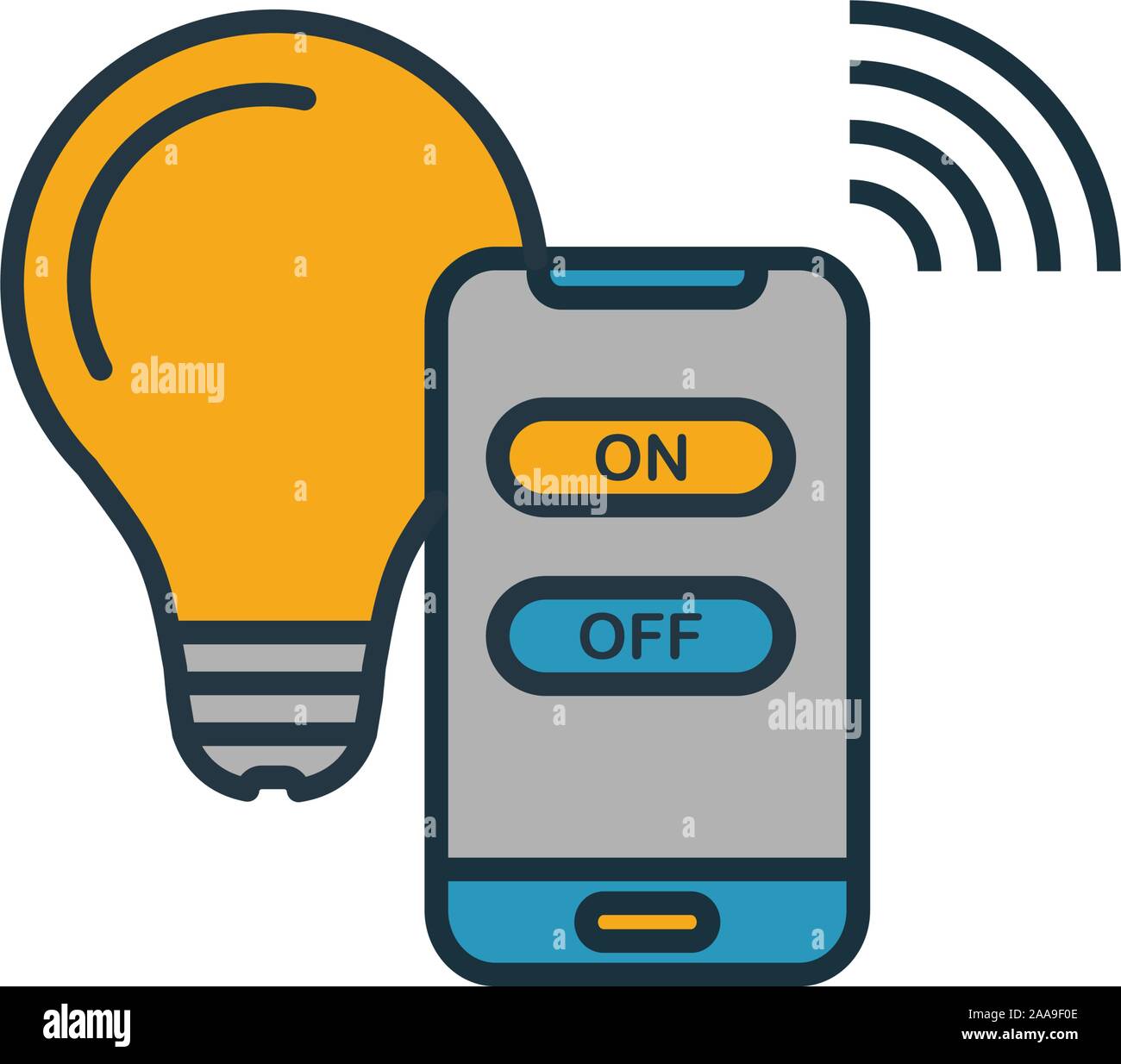 Smart Light icon. Simple element from smart devices icons collection ...