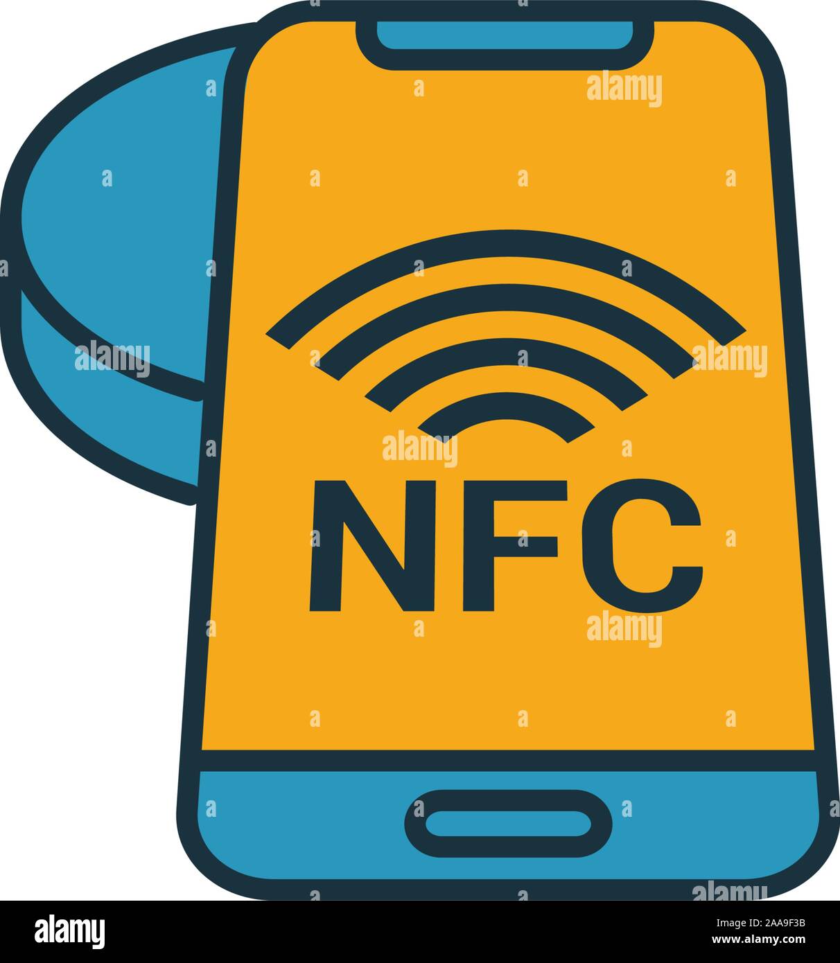 Nfc Technology icon. Simple element from smart devices icons collection ...