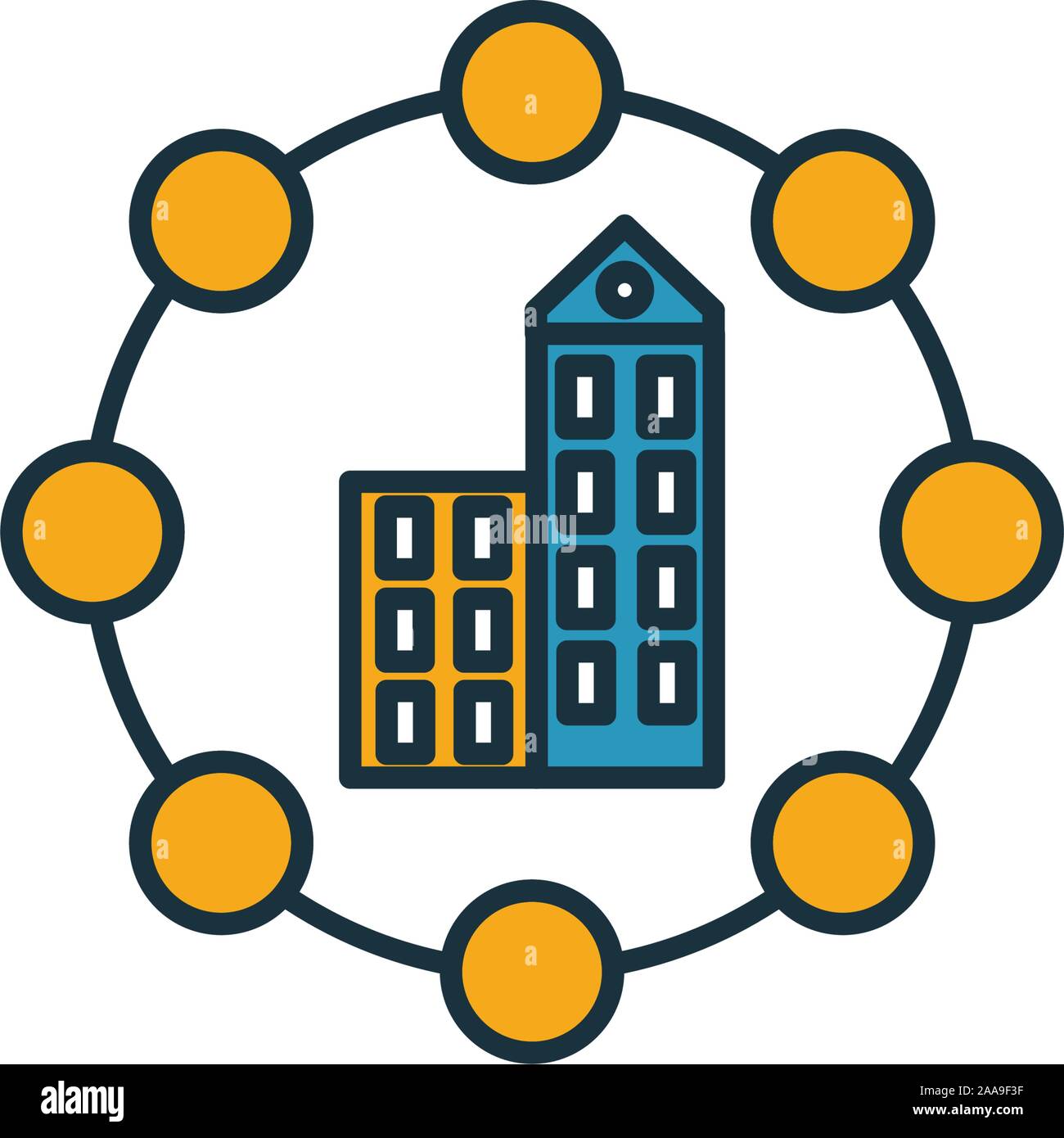 Smart City icon. Simple element from smart devices icons collection ...