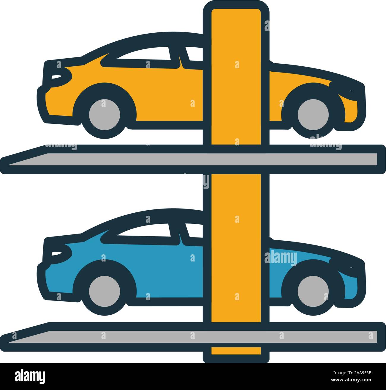 Smart Parking icon. Simple element from smart devices icons collection ...