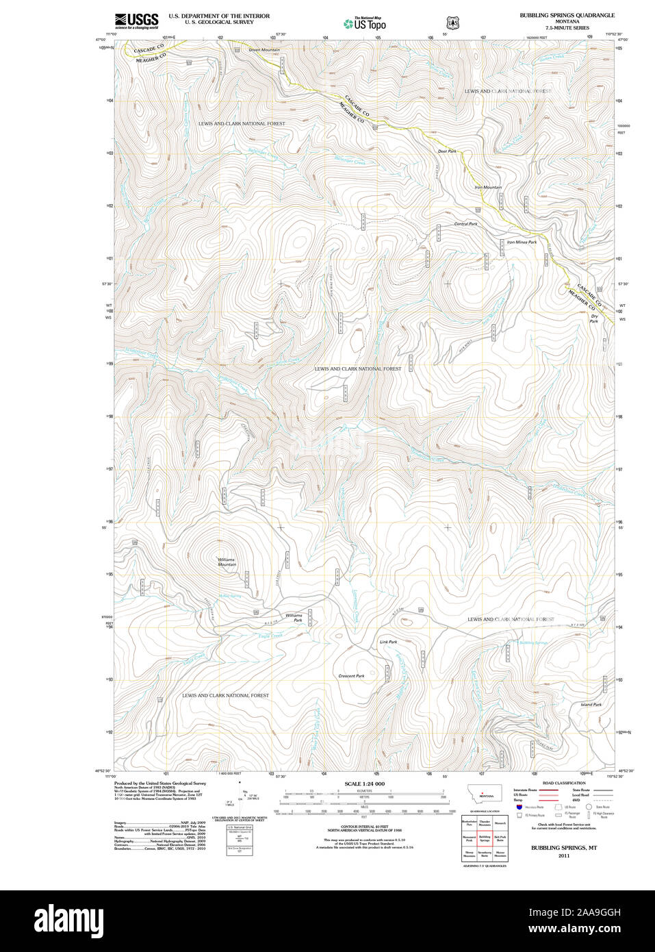Bubbling springs Cut Out Stock Images & Pictures - Alamy