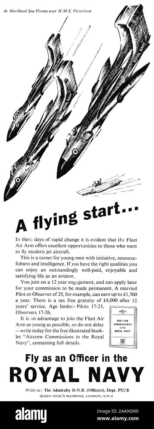 Royal navy recruitment advert hi-res stock photography and images - Alamy