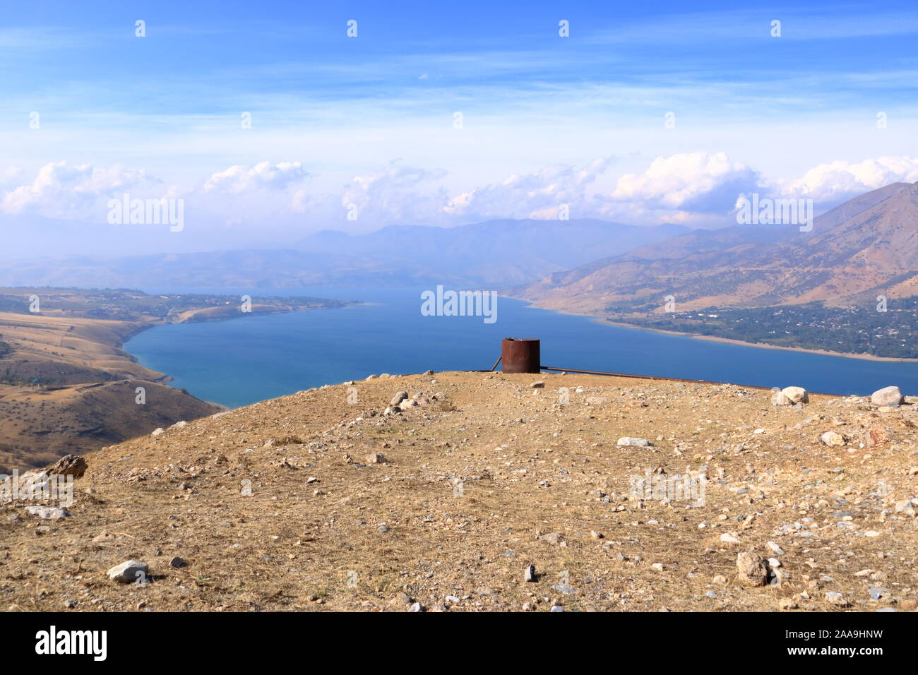 Charvak water reservoir near Tashkent, Uzbekistan Stock Photo - Alamy