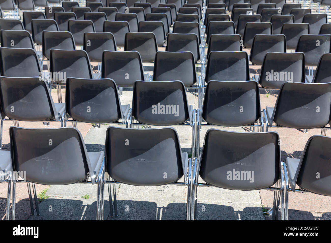 Many chairs hi-res stock photography and images - Alamy