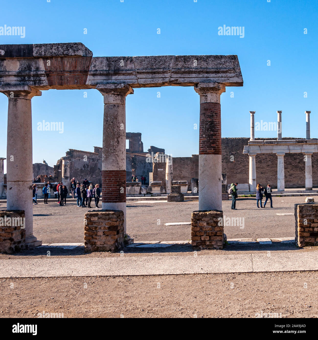Pompeii, the best preserved archaeological site in the world, with ...