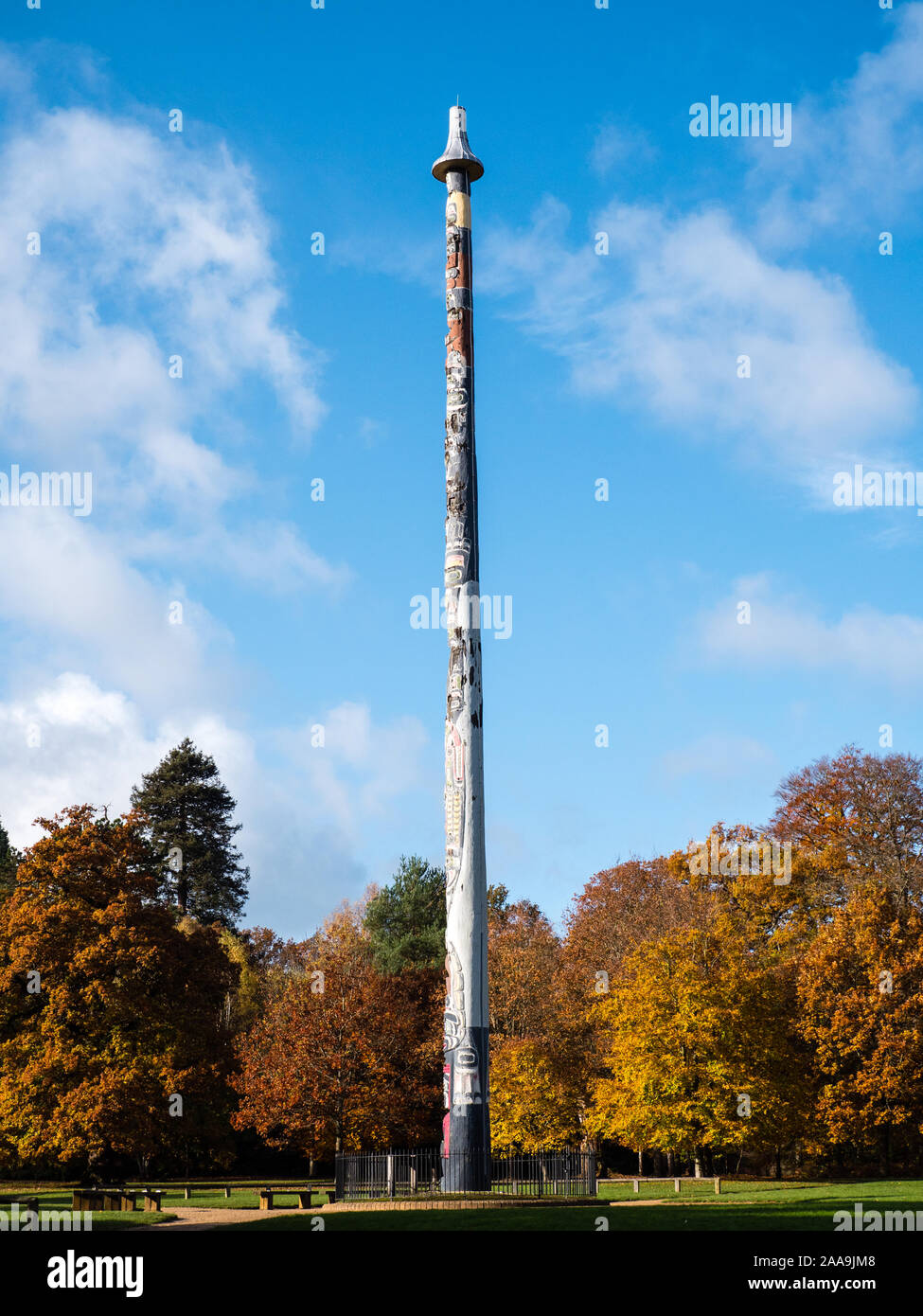 Windsor Great Park Totem Pole, Valley Gardens, Windsor Great Park ...