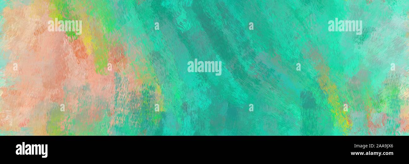 abstract seamless pattern brush painted background with light sea green ...