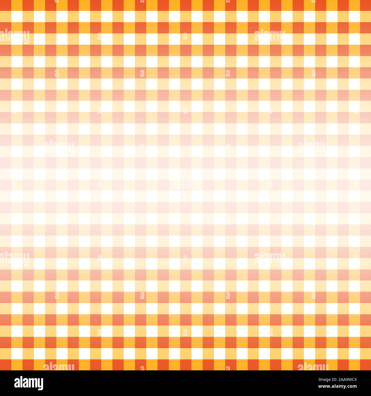 Checked orange white pattern design Stock Photo - Alamy