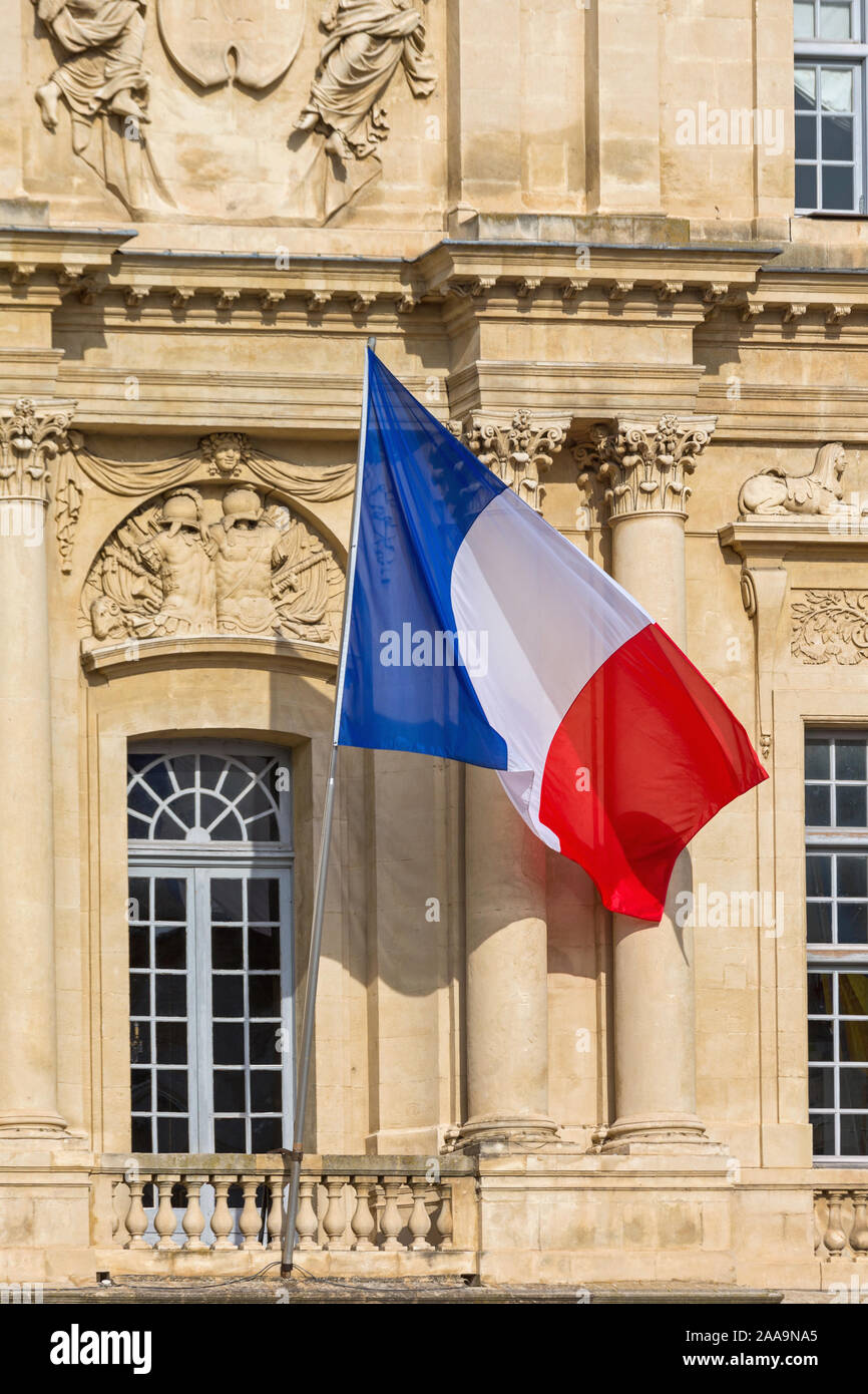Large french flag hi-res stock photography and images - Alamy