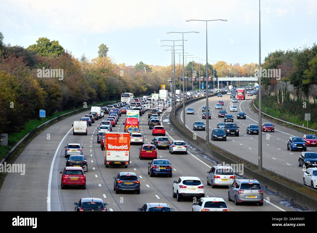 Elevated Section M25 Motorway High Resolution Stock Photography and ...