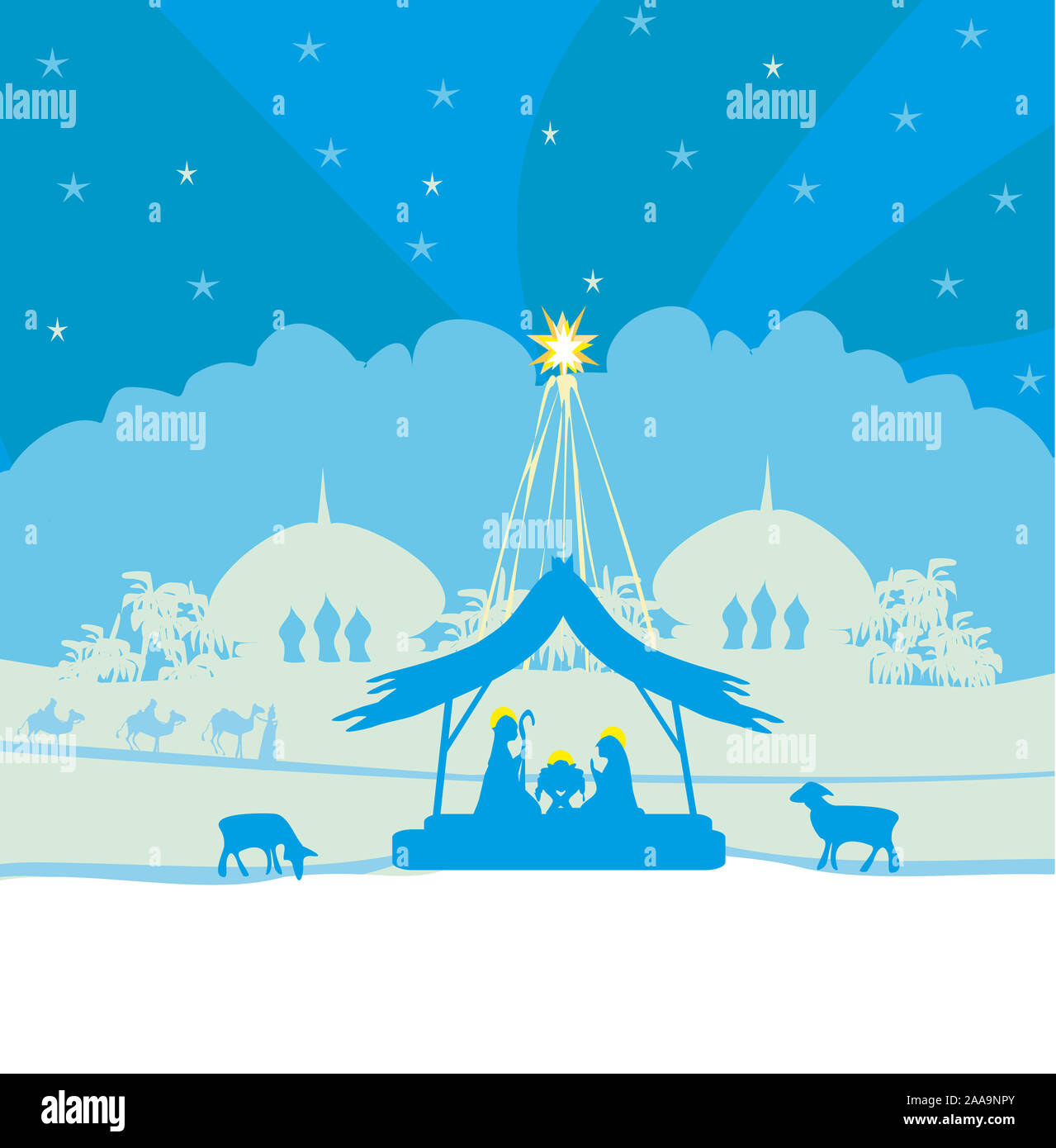 Birth of Jesus in Bethlehem Stock Photo - Alamy