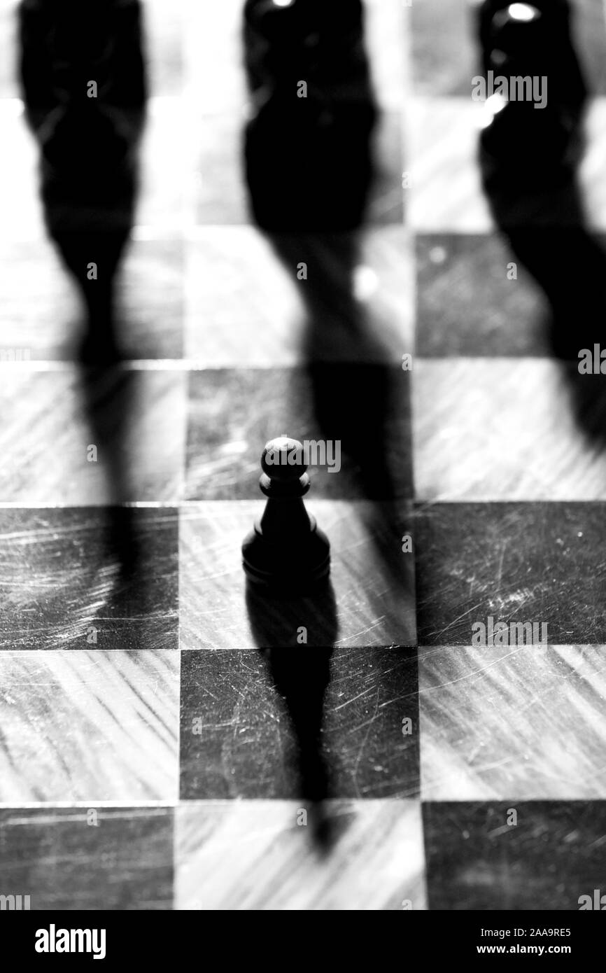 Chess Board and Pieces Stock Photo - Alamy