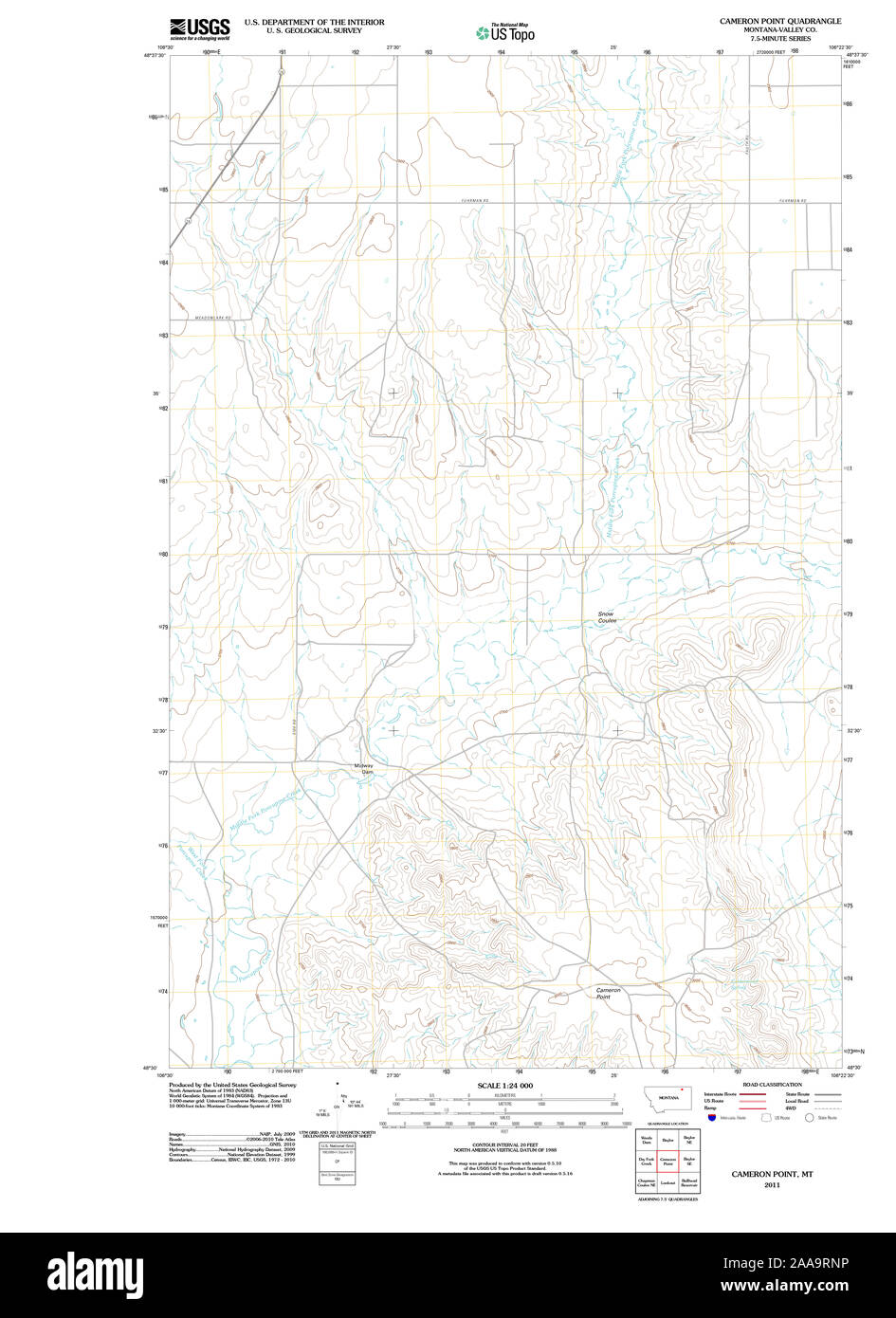 Map of cameron montana hi-res stock photography and images - Alamy