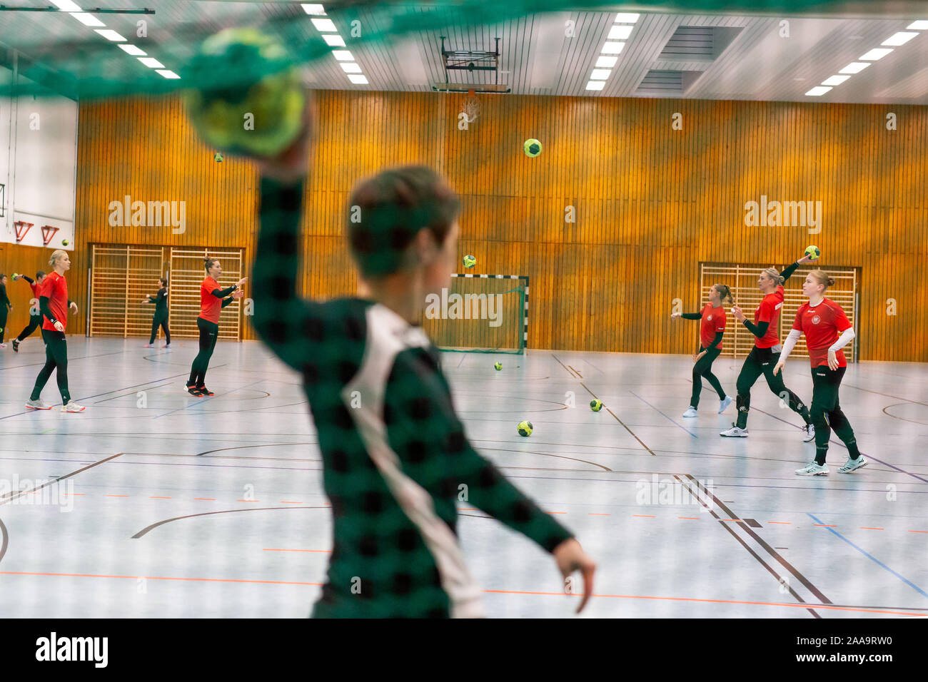 Baden Baden, Germany. 20th Nov, 2019. Handball women's national team ...