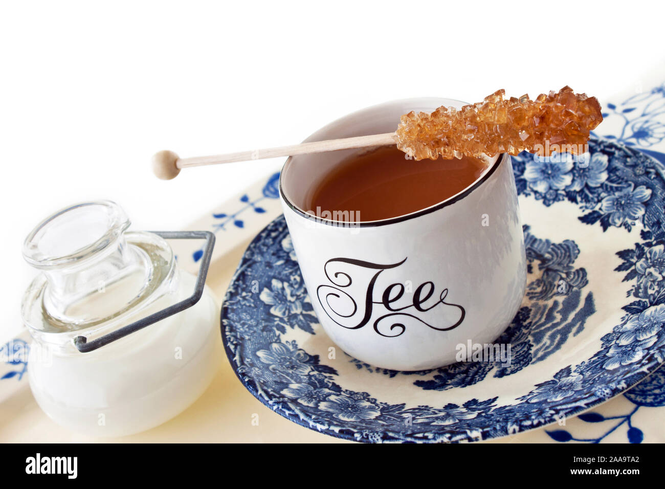 German tea with milk hi-res stock photography and images - Alamy