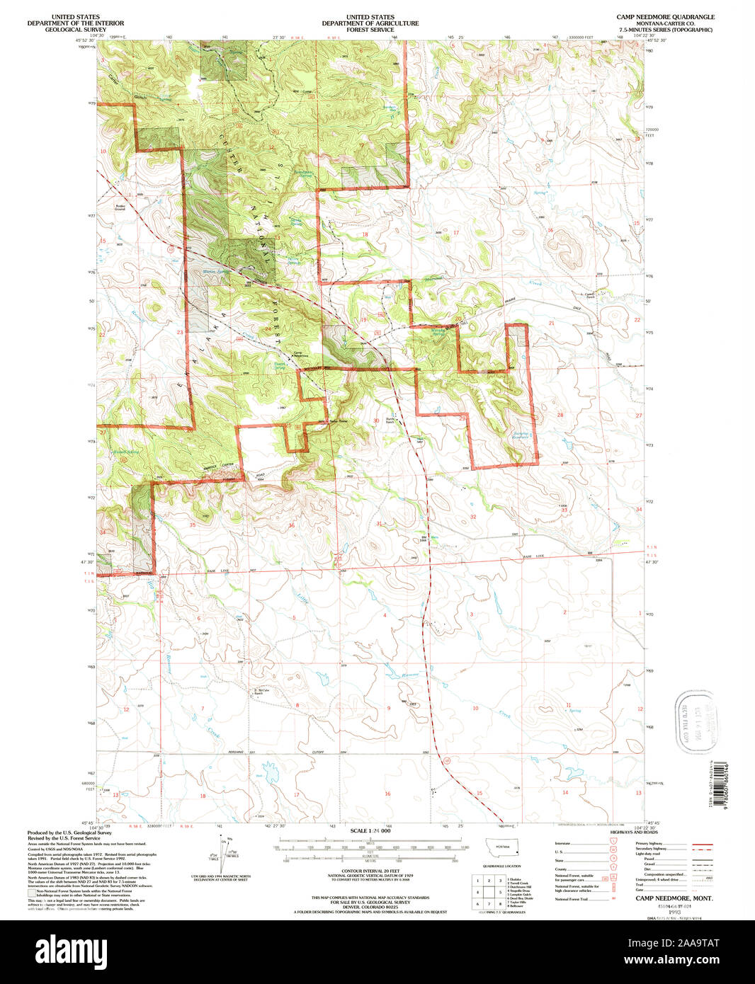 Map of needmore hi-res stock photography and images - Alamy