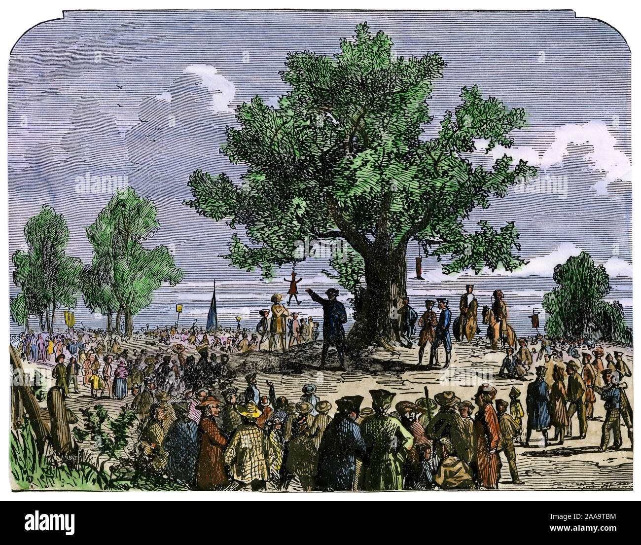 Colonists Protesting 1776