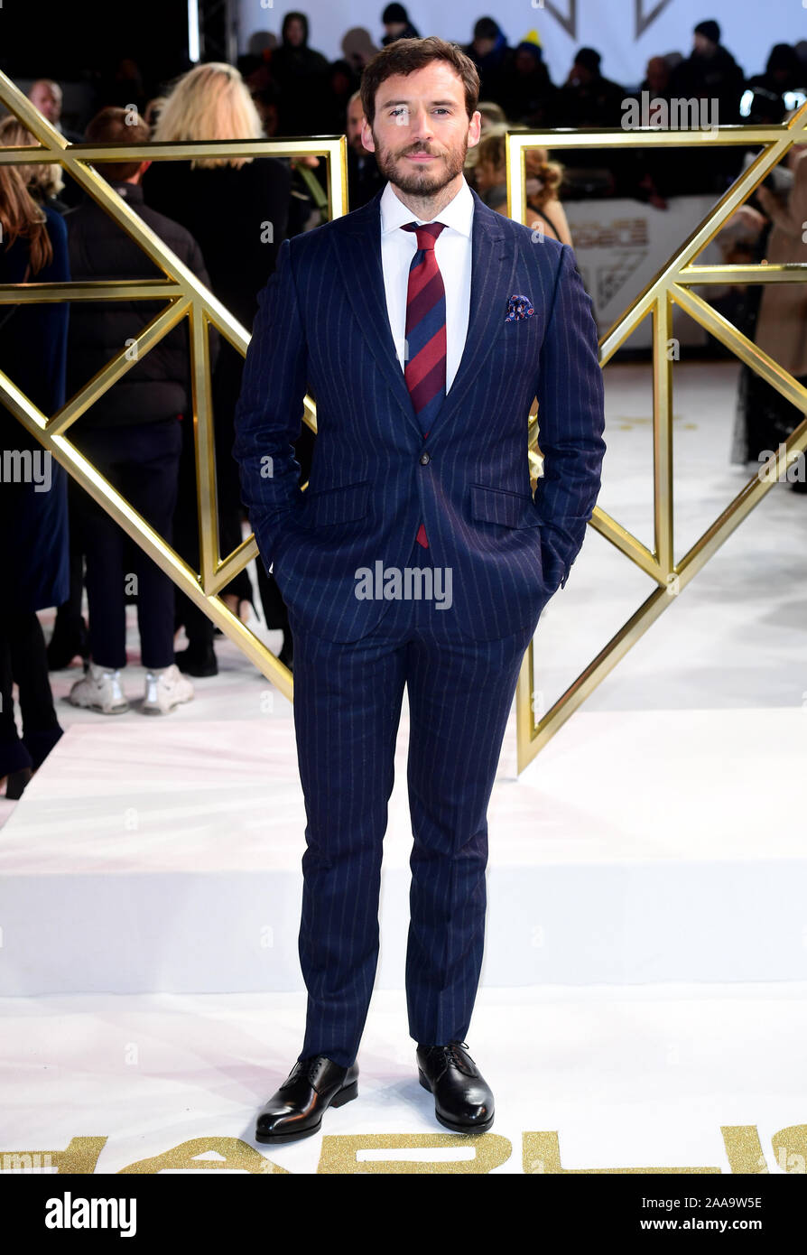 Sam Claflin attending the Charlie's Angels UK Premiere at the Curzon ...