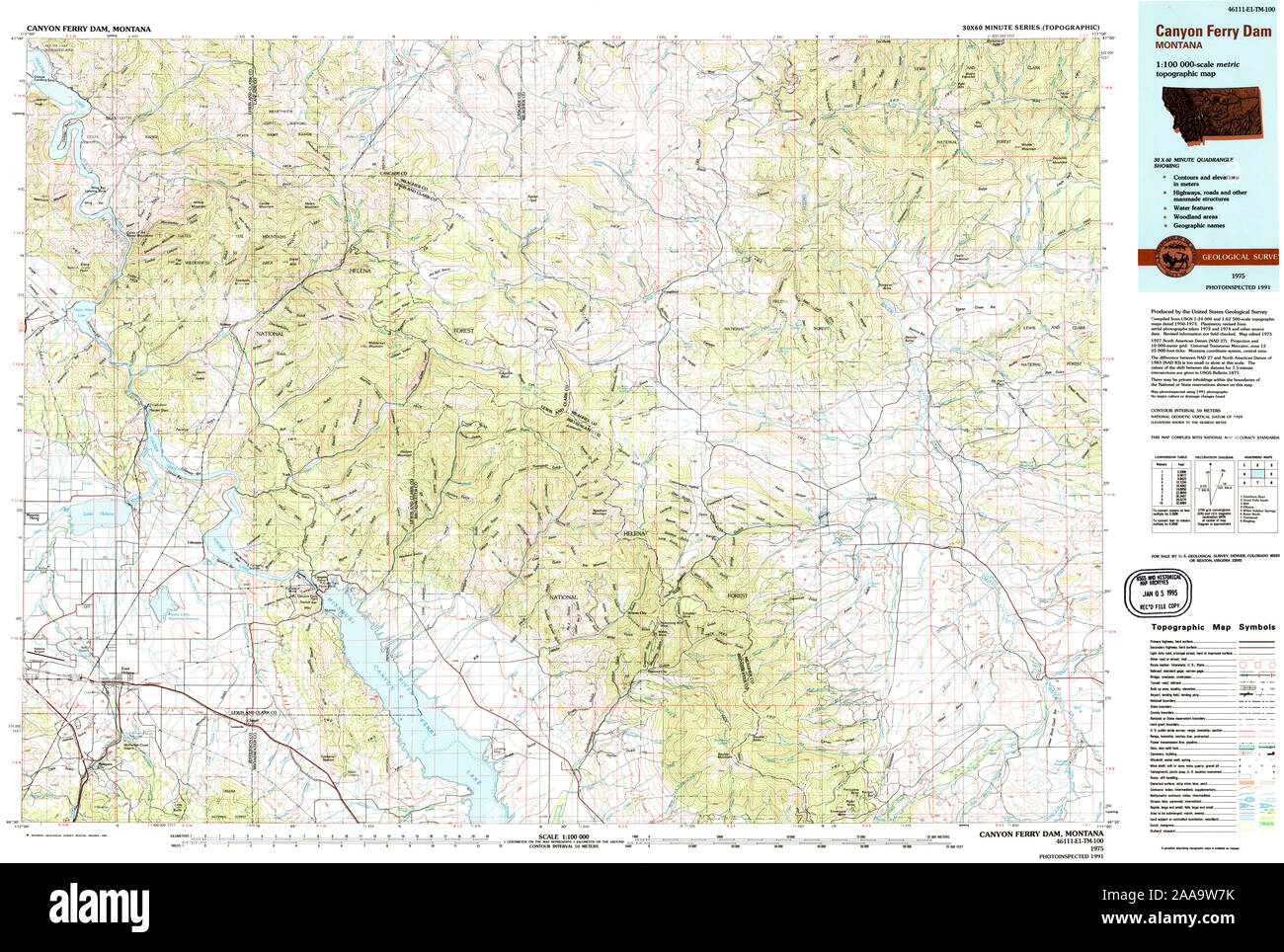 Canyon ferry dam hi-res stock photography and images - Alamy