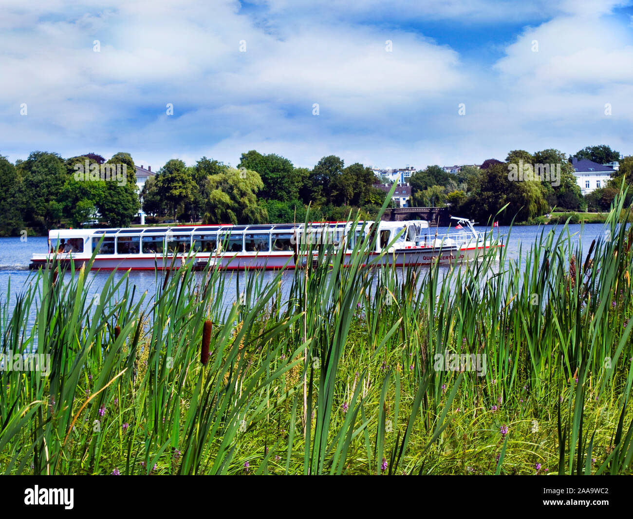 Hamburg Alster Lake Tourism in Germany Stock Photo - Alamy