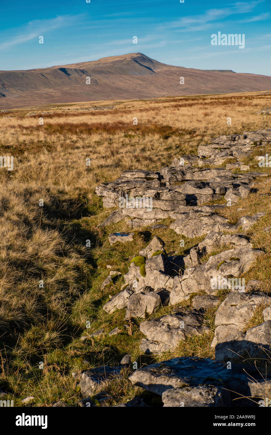 Whernside is a mountain in the Yorkshire Dales in Northern England. It ...