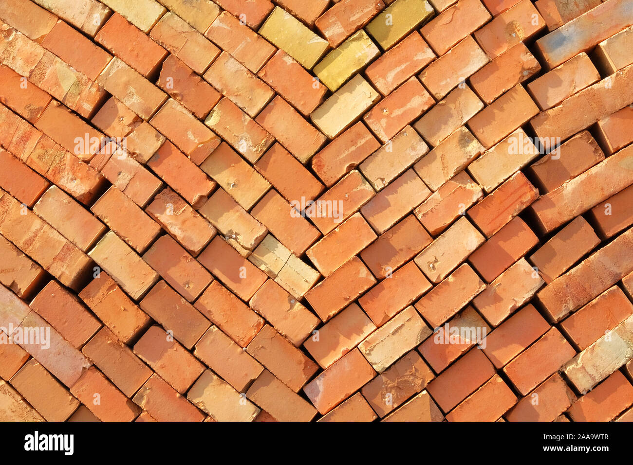 Construction material warehouse stack bricks hi-res stock photography ...