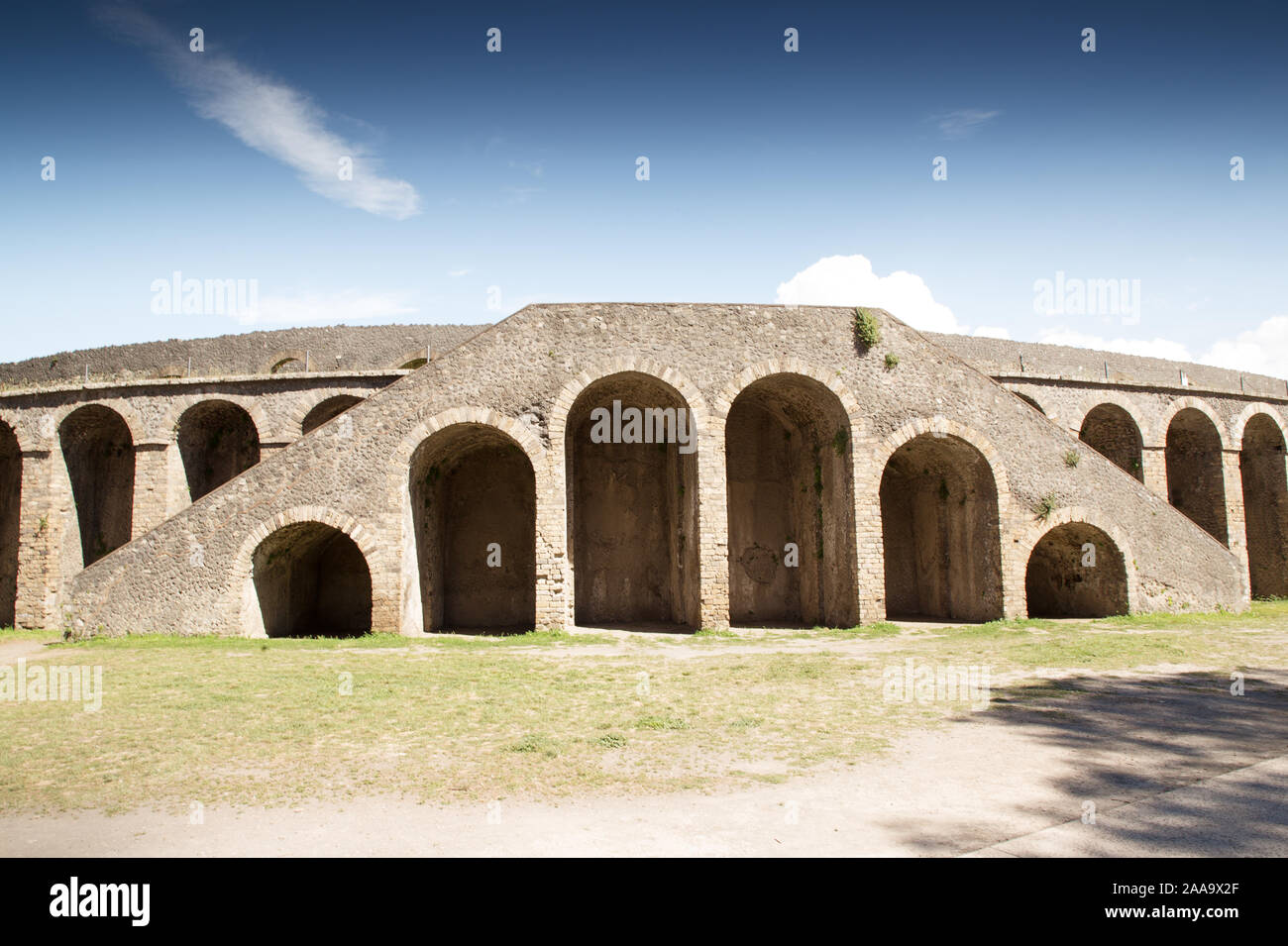 Pompeii amphitheatre gladiator hi-res stock photography and images - Alamy